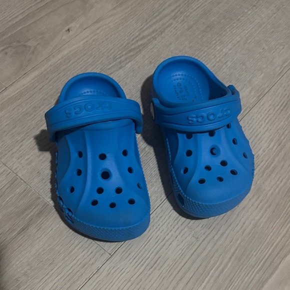 CROCS | Shoes | Crocs Kids Bright Blue Sandals | Poshmark